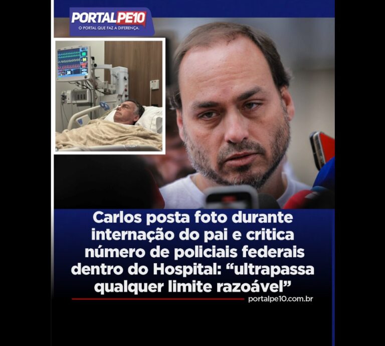 O ex-vereador Carlos Bolsonaro (PL) criticou as restrições impostas à ...